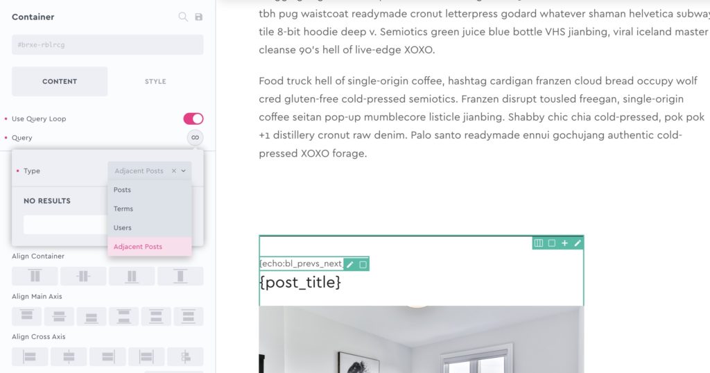 Building Prev / Next Posts with Query Loops in Bricks - BricksLabs