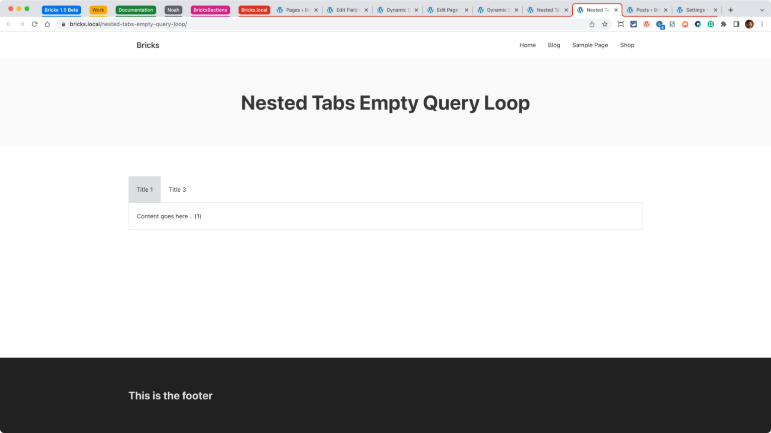 How to Push The Footer Down in Bricks - BricksLabs