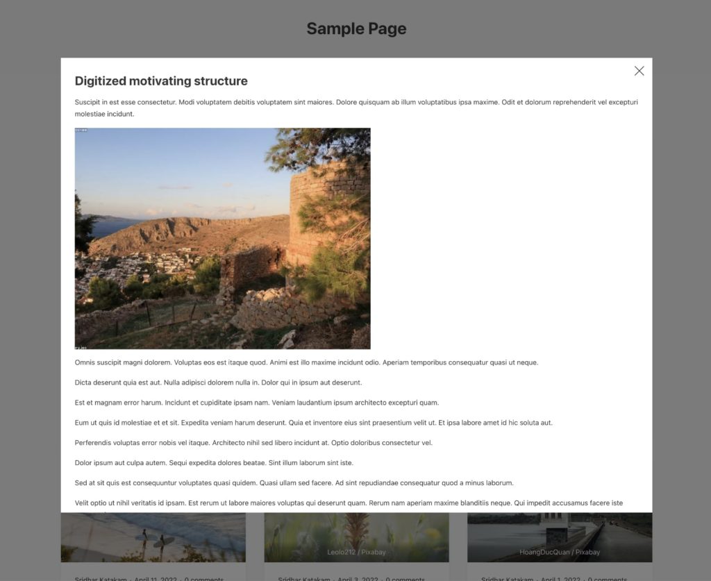 Post-specific Dynamic Info Popup in Bricks - BricksLabs