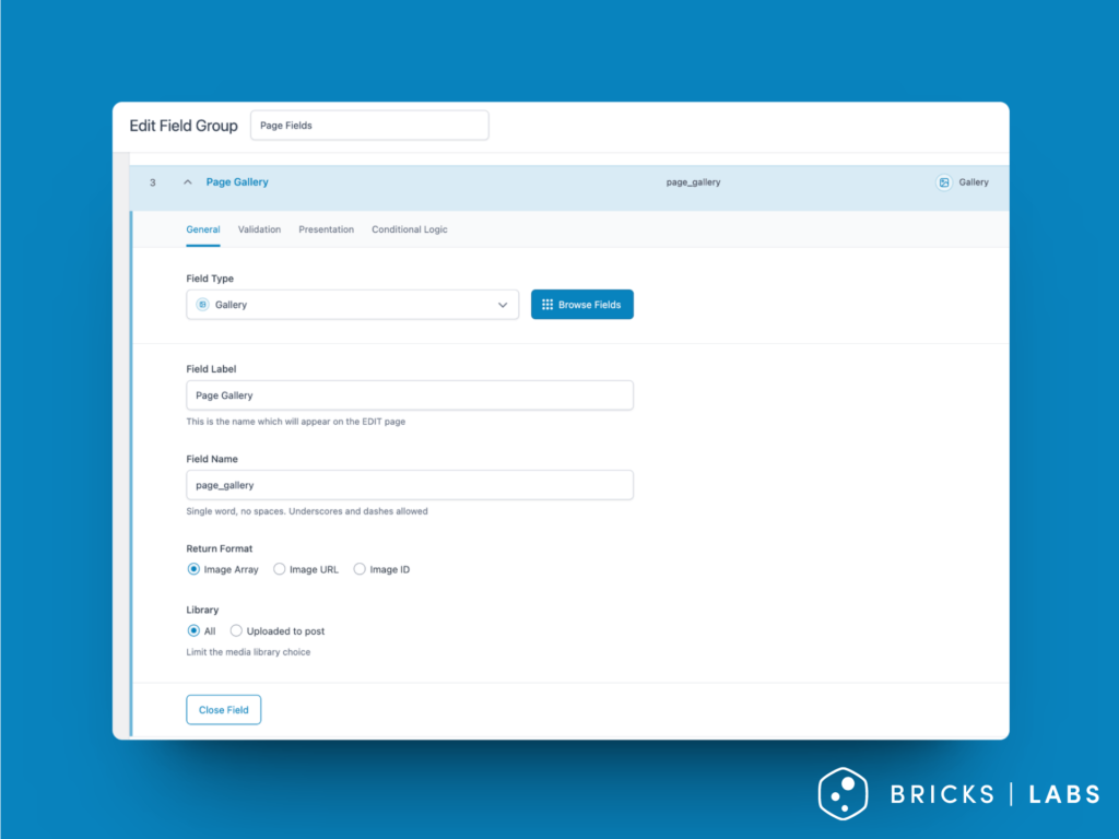 Core Framework in Bricks - BricksLabs