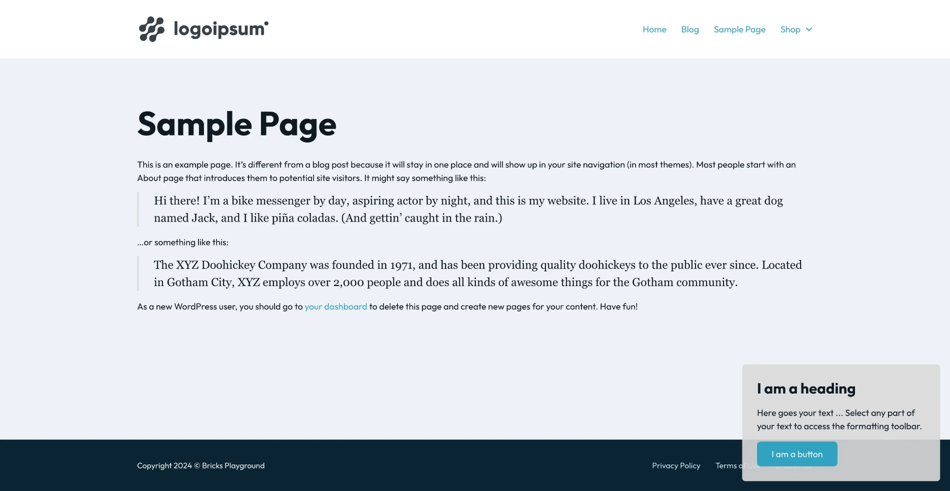 Floating Element in Bricks - BricksLabs