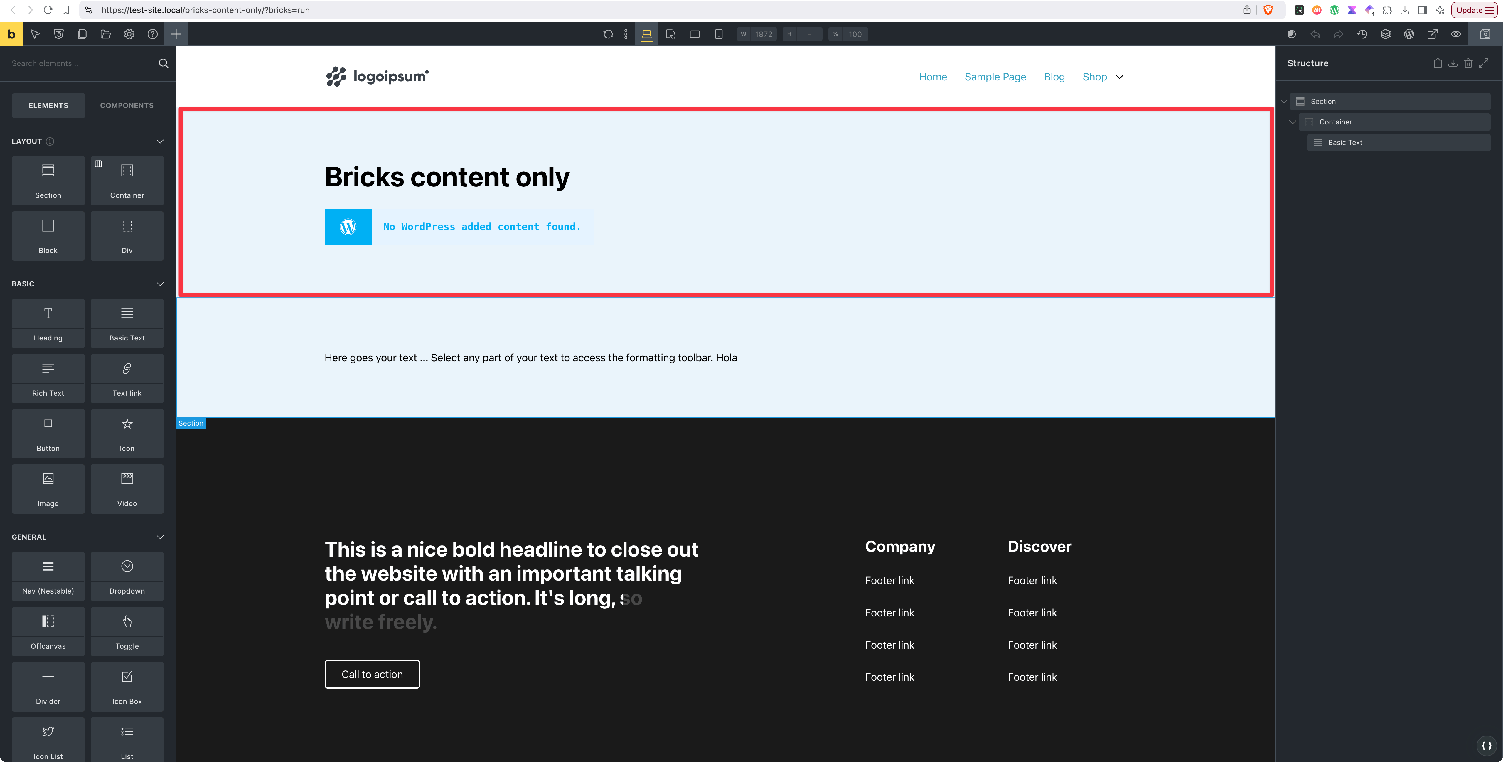 The Perfect Bricks Page Template - BricksLabs